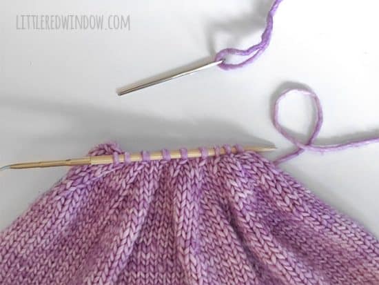 Easy Knit Flat Hat Knitting Pattern - Little Red Window