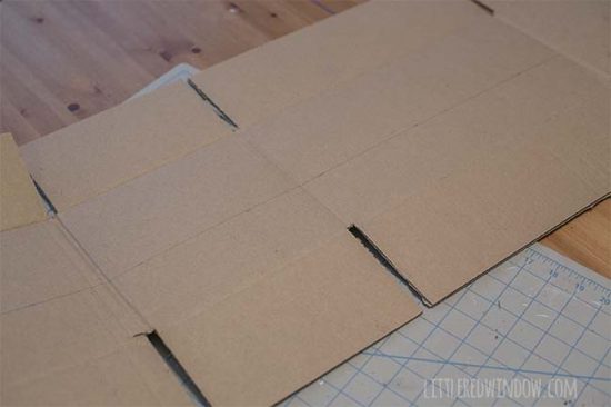 Cardboard DIY Doll Crib - Little Red Window