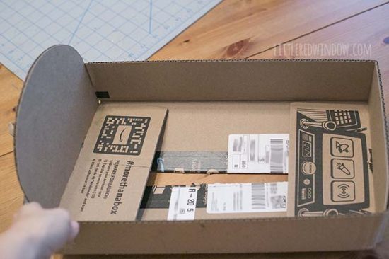 Cardboard DIY Doll Crib - Little Red Window