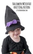Little Witch Hat Knitting Pattern - Little Red Window