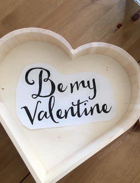 DIY Valentine Pom Pom Tray - Little Red Window