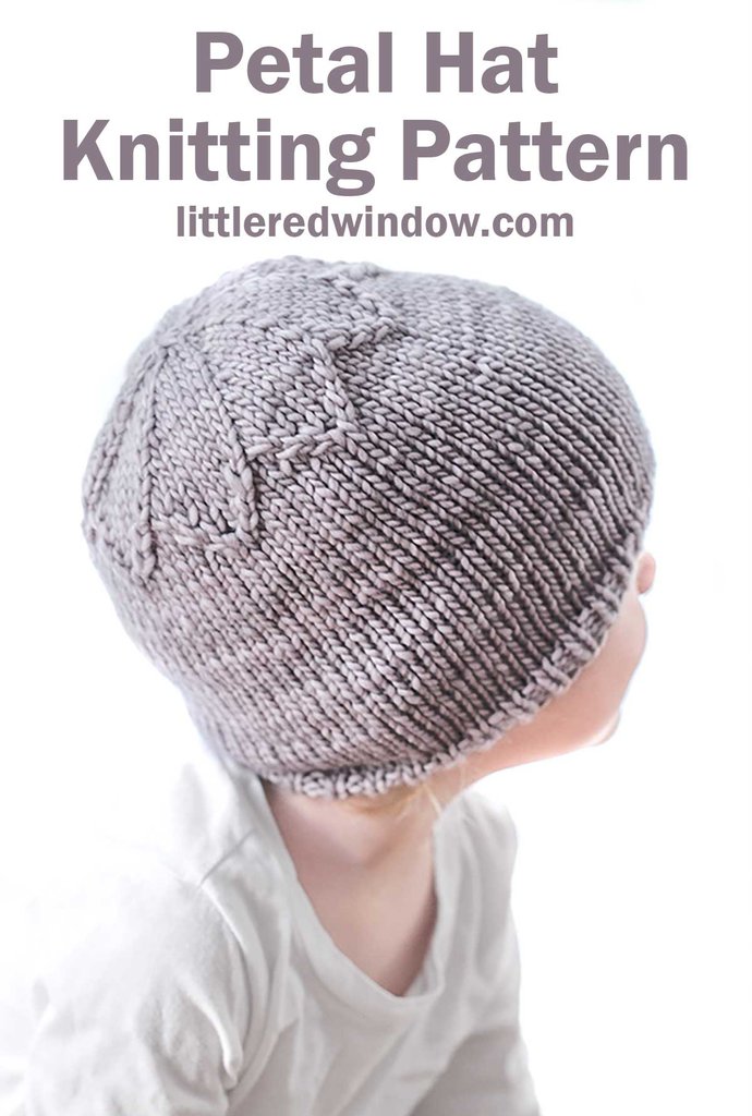 Petal Hat Knitting Pattern