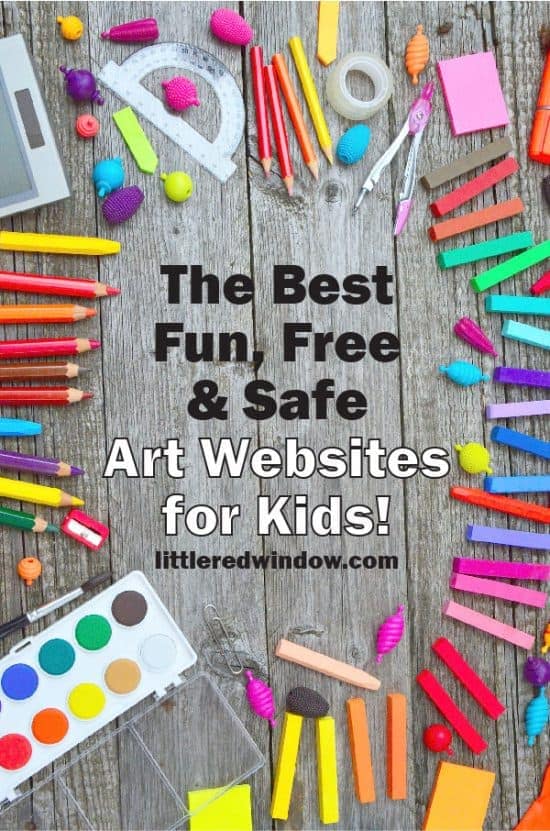 The Best Fun, Free, (and Safe) Online Art Lessons for Kids - Little Red ...