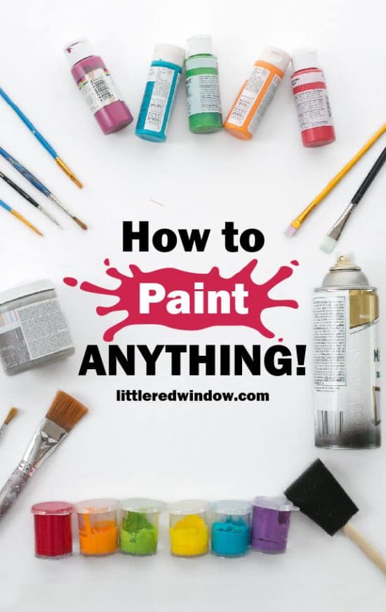How To Paint Anything Little Red Window