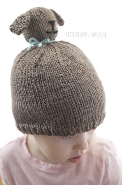 Pom Pom Pet Hats Knitting Pattern - Little Red Window