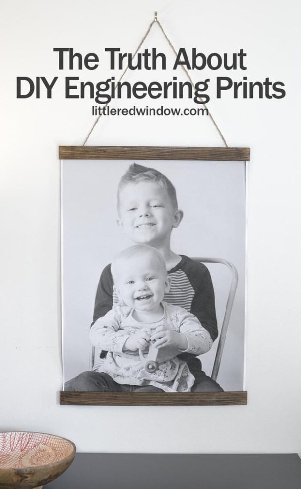 The Truth About DIY Engineering Prints - Little Red Window