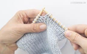Learn to Knit - Make One (m1) - Little Red Window