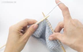Learn to Knit - s2kp or s2kp2 (slip 2, knit 1, pass slipped stitch over) a centered double ...