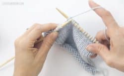 Learn to Knit - s2kp or s2kp2 (slip 2, knit 1, pass slipped stitch over) a centered double ...
