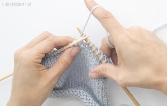 Learn to Knit - Ktbl (Knit Through Back Loop) - Little Red Window