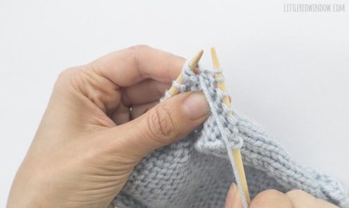 Learn to Knit - P2togtbl (Purl Two Together Through Back Loops ...