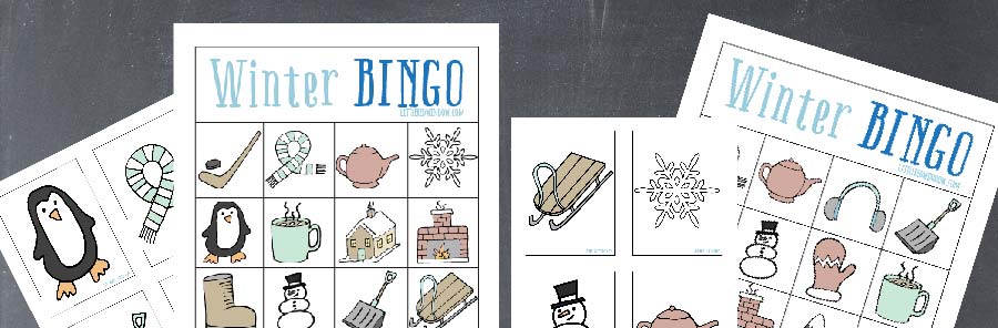 Winter BINGO - Free Printable! - Little Red Window