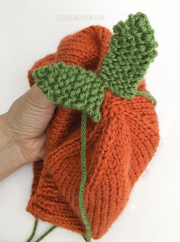 Carrot Hat Knitting Pattern - Little Red Window