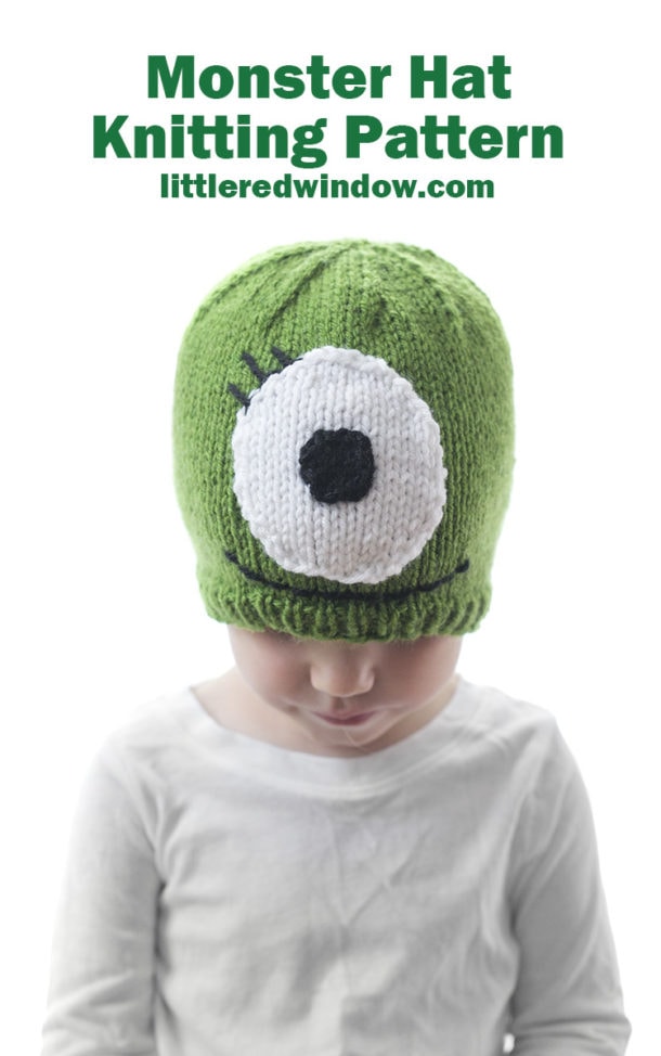 Monster Hat Knitting Pattern