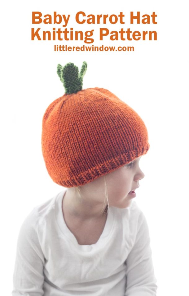 The Cutest Vegetable and Fruit Baby Hat Knitting Patterns - Little Red ...