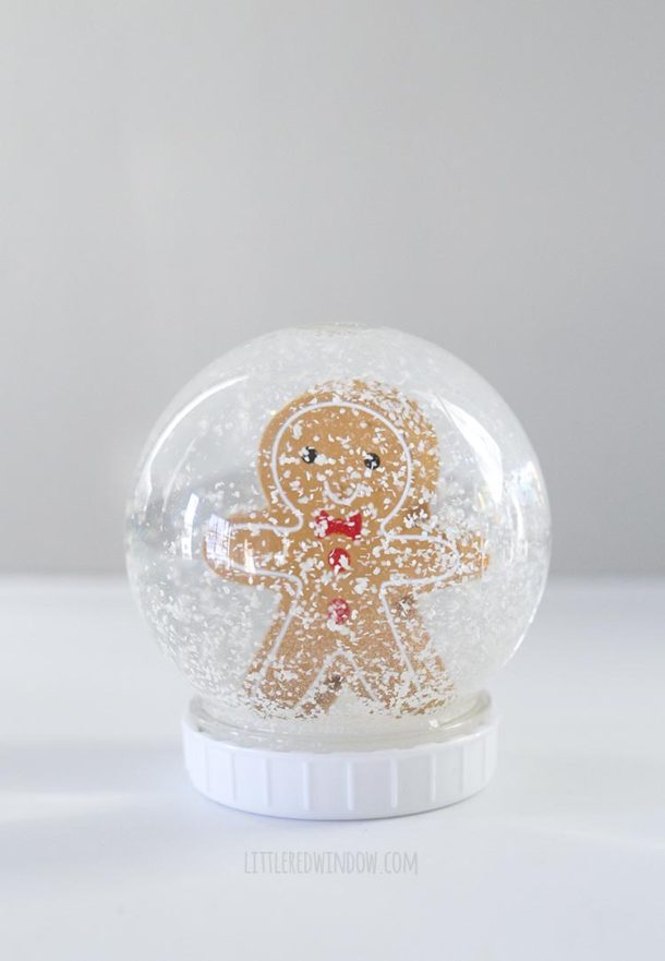 DIY Dollar Store Snowglobes - Little Red Window