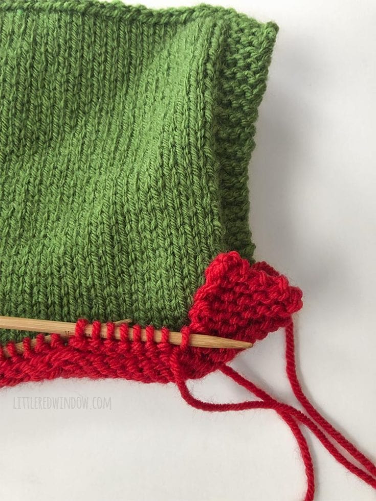 Elf Pixie Bonnet Knitting Pattern - Little Red Window