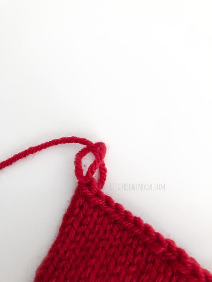 Santa Pixie Bonnet Knitting Pattern - Little Red Window