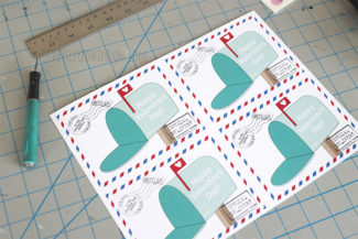 Free Printable Mailbox Valentines - Little Red Window