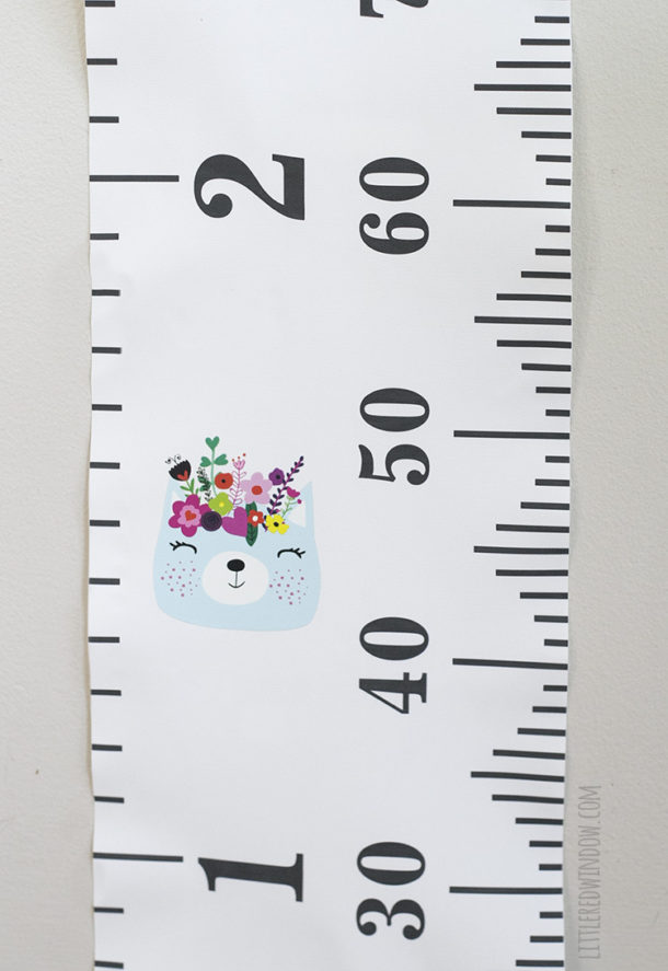 DIY Personalized Growth Chart - Little Red Window