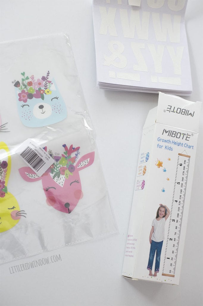 DIY Personalized Growth Chart - Little Red Window