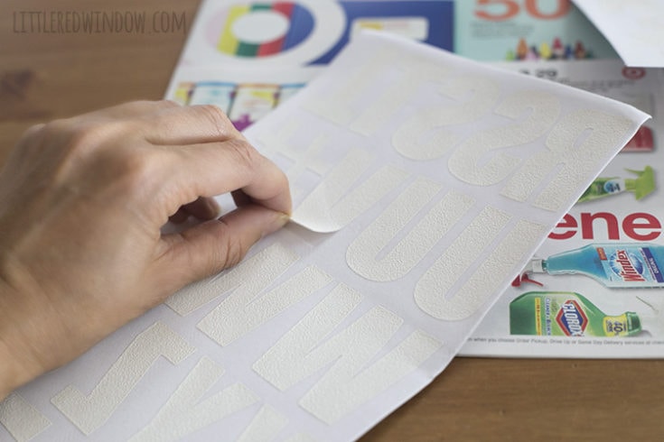 DIY Personalized Growth Chart - Little Red Window