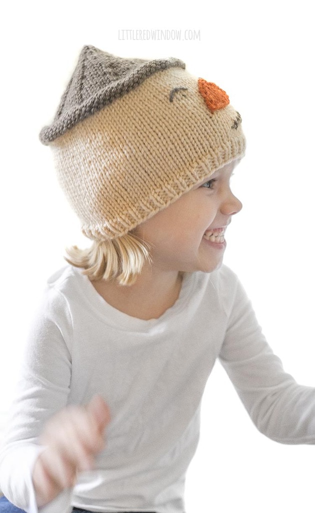 Scarecrow Hat Knitting Pattern - Little Red Window