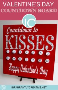 Fun & Crafty Valentine's Day Countdown Ideas! - Little Red Window