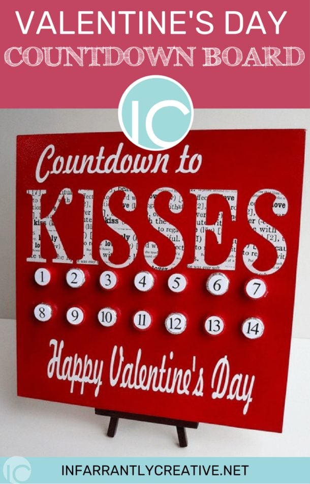 Fun & Crafty Valentine's Day Countdown Ideas! - Little Red Window