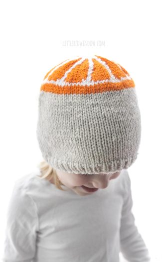 Citrus Hats Knitting Pattern - Little Red Window