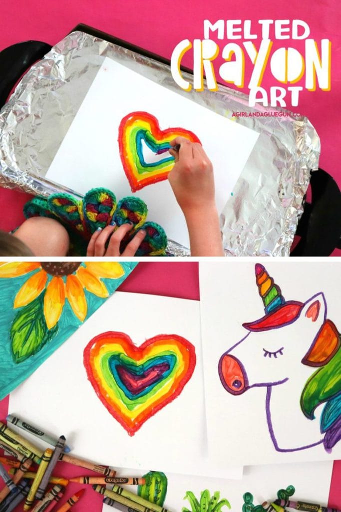 Colorful Crafts to Make With Broken Crayons - Little Red Window