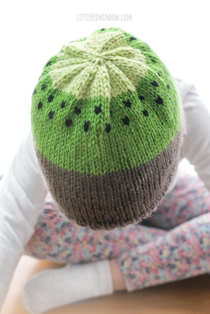 Kiwi Hat Knitting Pattern - Little Red Window
