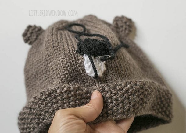 Busy Beaver Hat Knitting Pattern - Little Red Window