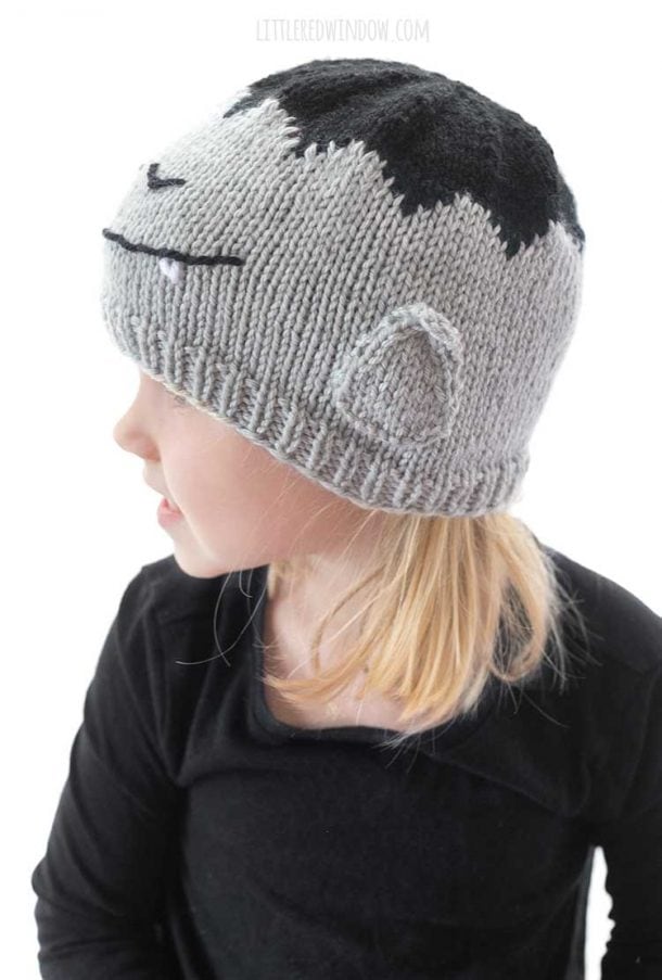 Friendly Vampire Hat Knitting Pattern - Little Red Window