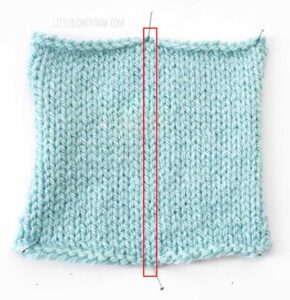 How To Count Rows in Knitting - Little Red Window