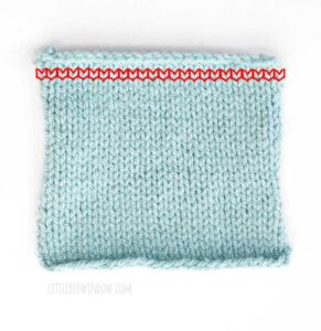 How To Count Knitting Stitches - Little Red Window