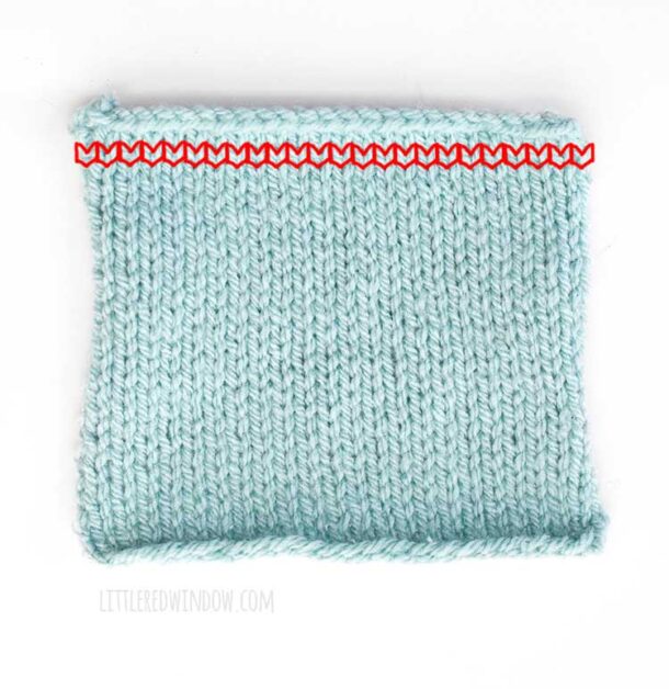 How To Count Knitting Stitches - Little Red Window