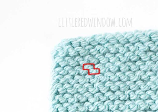 How To Count Knitting Stitches - Little Red Window