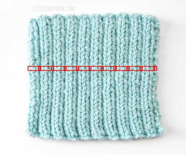 How To Count Knitting Stitches - Little Red Window