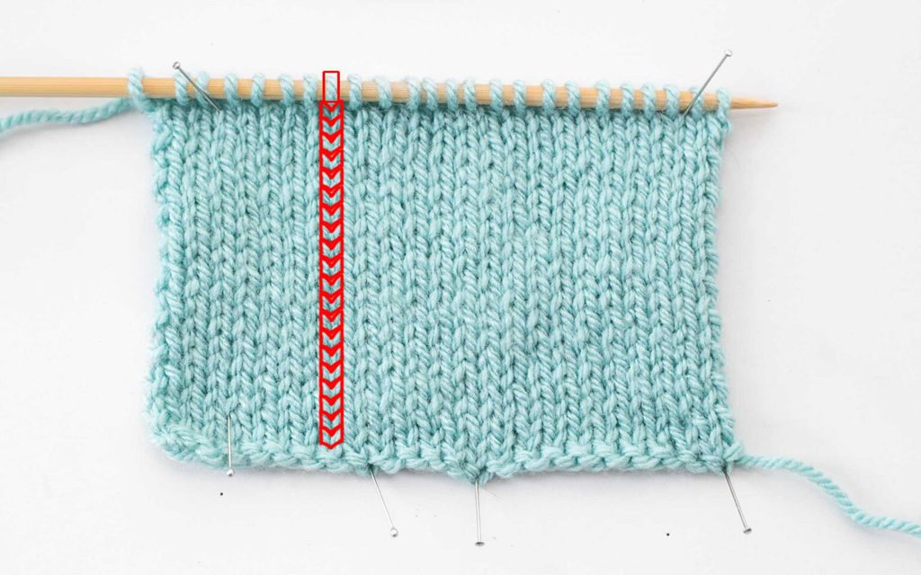 How To Count Rows in Knitting - Little Red Window