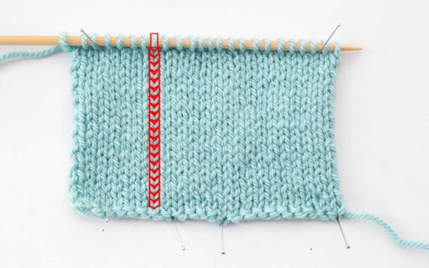 How To Count Rows in Knitting - Little Red Window
