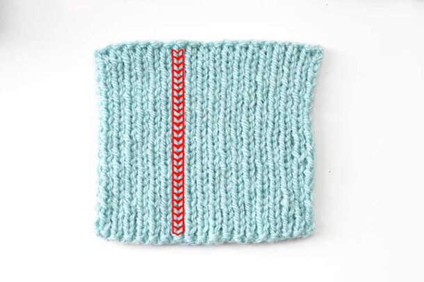 How To Count Rows in Knitting - Little Red Window