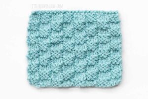 Basic Checkerboard Stitch Knitting Pattern: Easy How To for Beginners ...