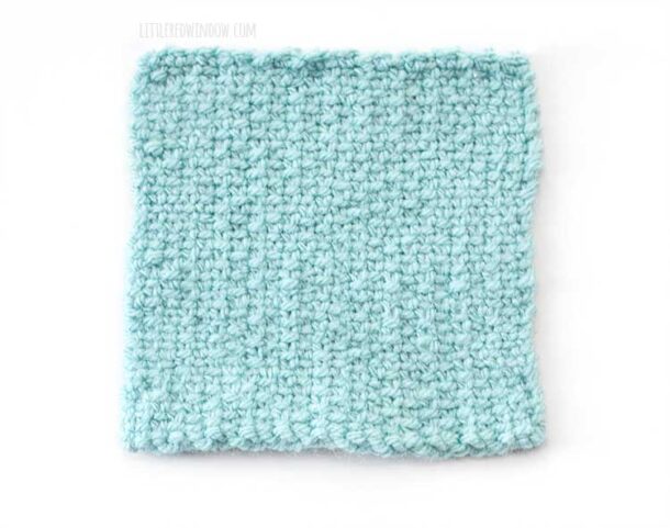 Linen Stitch Knitting Pattern: Easy How To for Beginners - Little Red ...