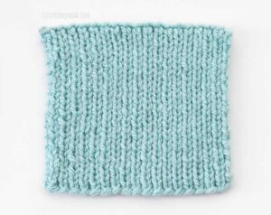 1x1 Rib Stitch Knitting Pattern: Easy How To for Beginners - Little Red ...