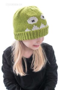 Silly Monster Hat Knitting Pattern - Little Red Window