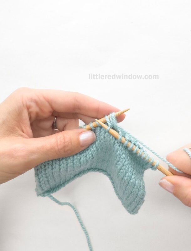 Learn To Knit - k3tog (Knit 3 Together) - Little Red Window