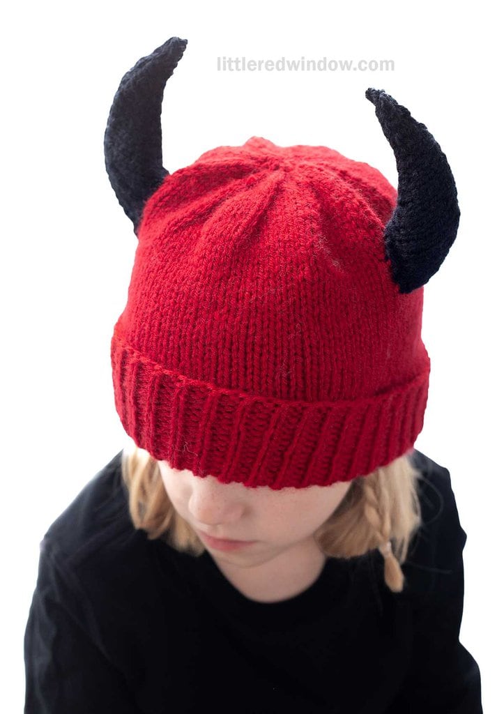 Little Devil Hat Knitting Pattern - Little Red Window