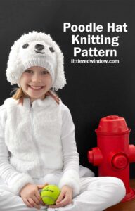 Poodle Hat Knitting Pattern - Little Red Window