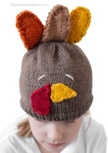 Tasty Turkey Hat Knitting Pattern - Little Red Window